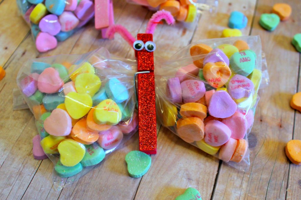 Candy Butterfly Craft Tutorial for the Valentine's Day