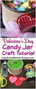 Easy DIY Valentine’s Day Candy Jar GIFT | Celebrate Woman Today