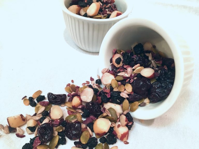 Healthy Homemade Trail Mix with Blueberries And Brazil Nuts | Celebrate ...