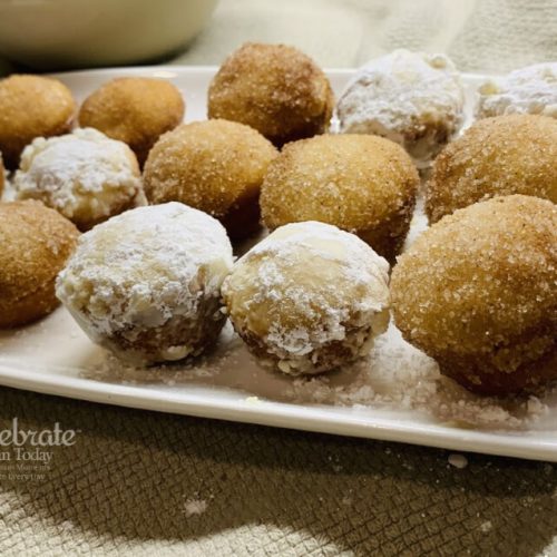Homemade Baked Cinnamon Sugar Mini Donuts for Everyday Feast ...